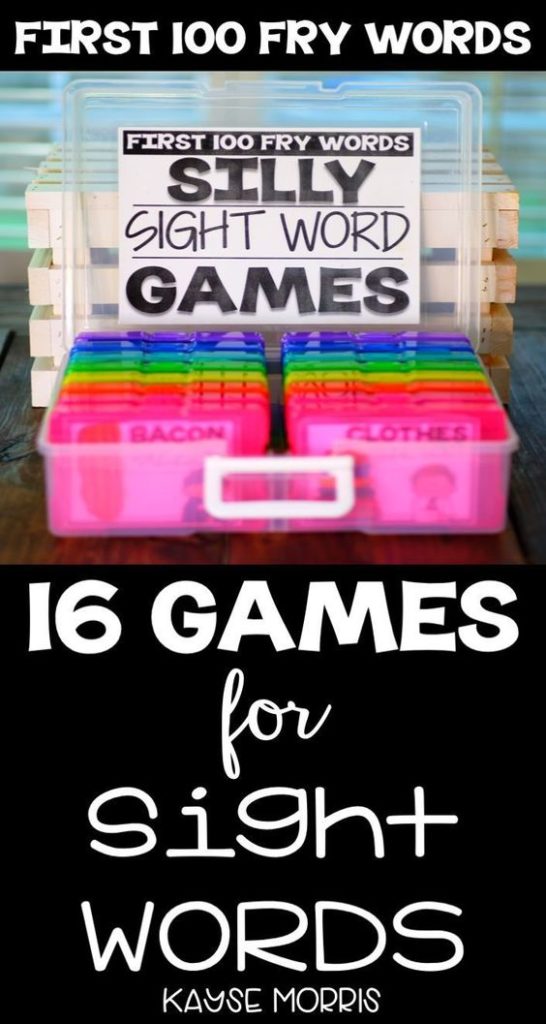 16 High Frequency Sight Word Games · Kayse Morris