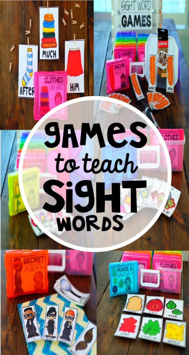 16 High Frequency Sight Word Games · Kayse Morris