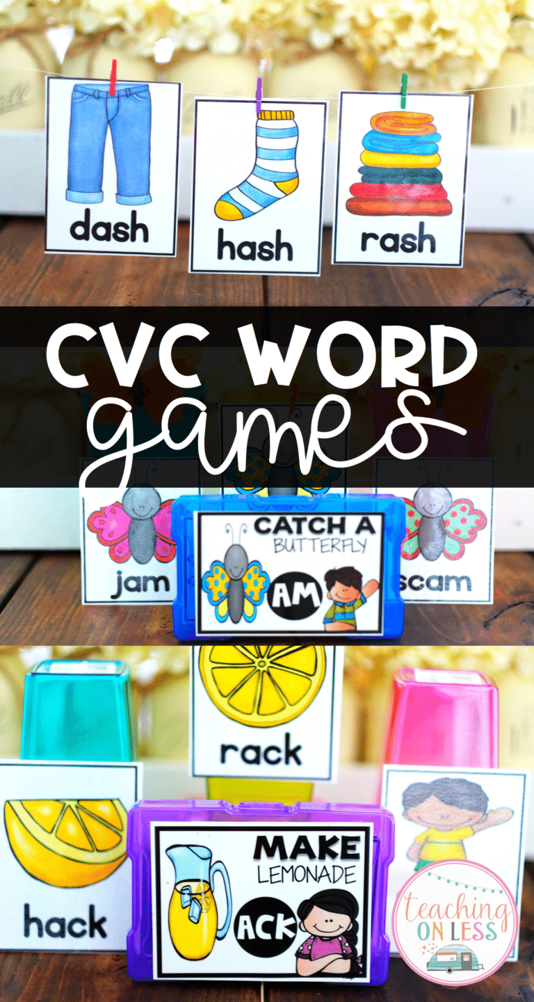 16 Games to Teach CVC Words · Kayse Morris