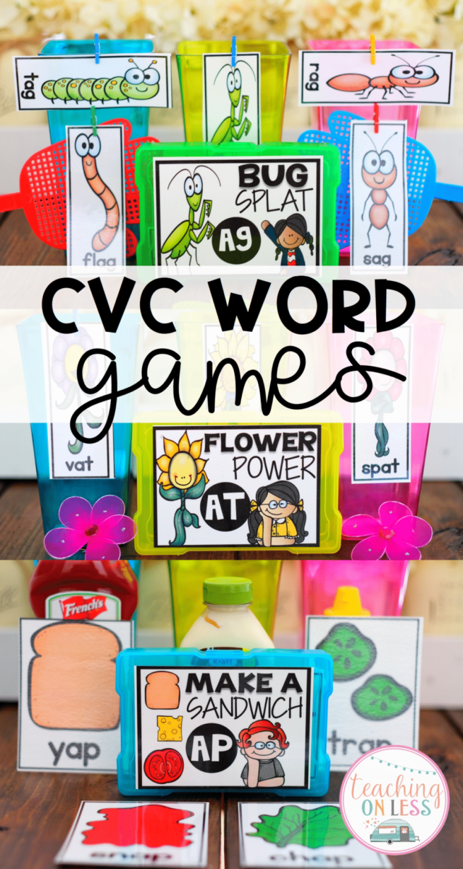 16 Games to Teach CVC Words · Kayse Morris