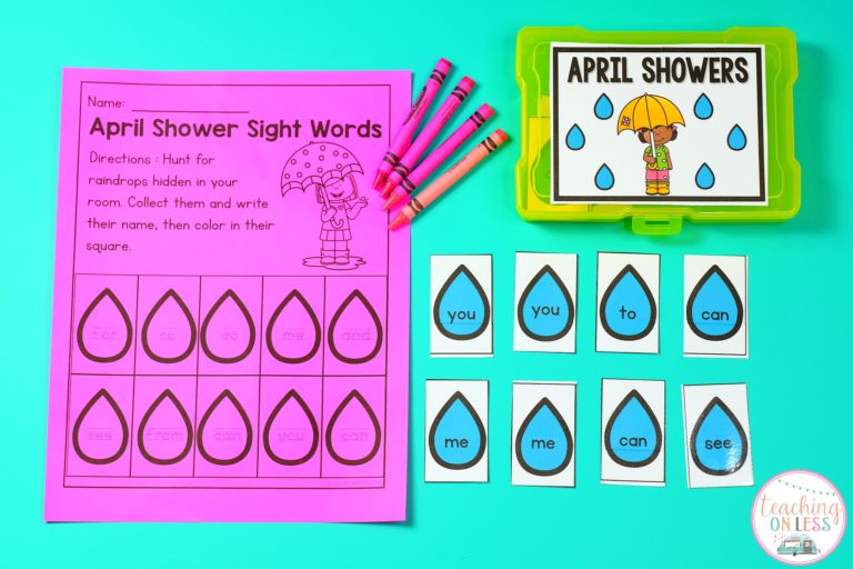 April Sight Word Games · Kayse Morris