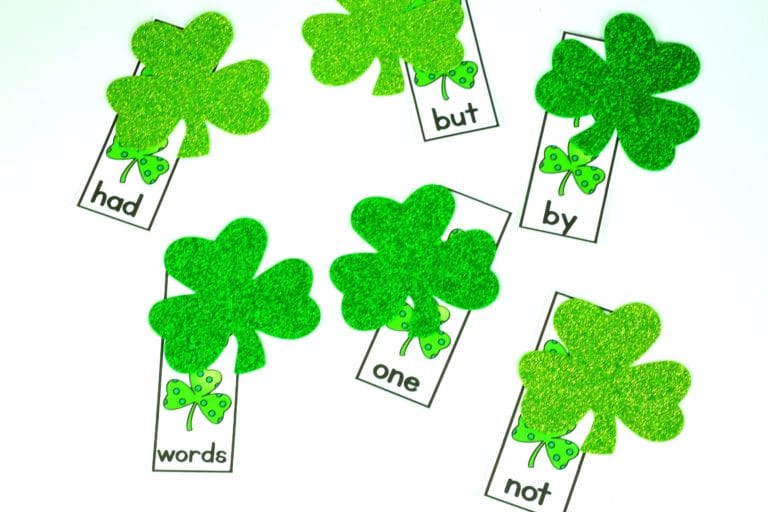 Printable Sight Word Games for St. Patrick's Day | Teaching On Less