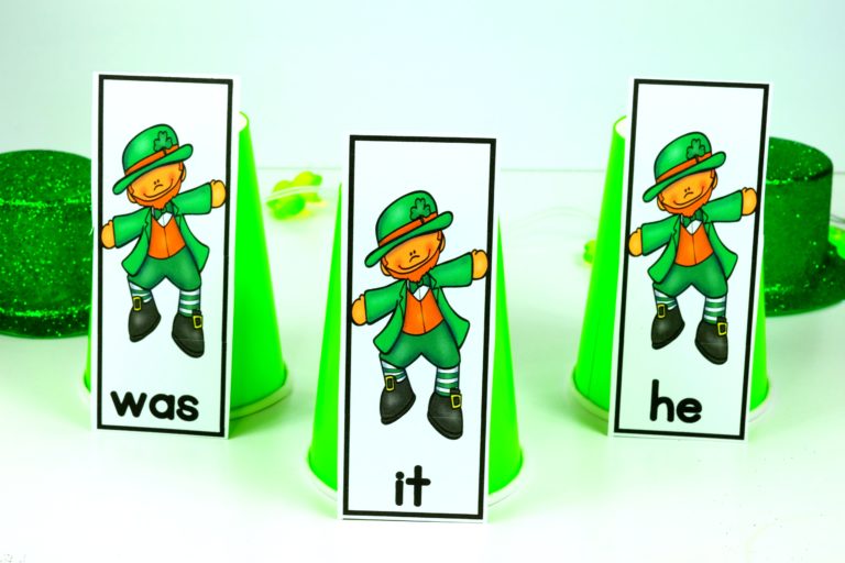 Printable Sight Word Games for St. Patrick's Day | Teaching On Less