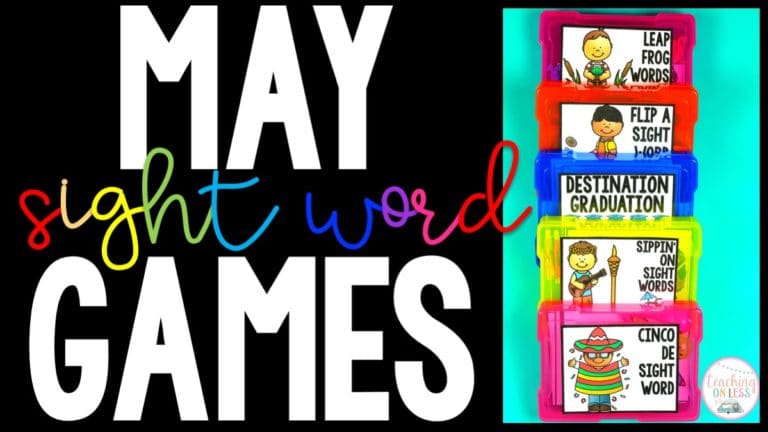 5 May Sight Word Games · Kayse Morris