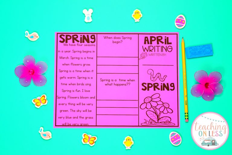 April Classroom Activities · Kayse Morris