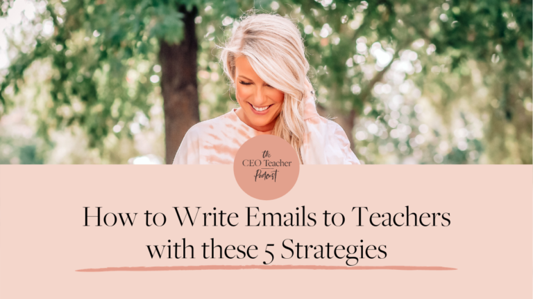 How to Write Emails to Teachers with these 5 Strategies · Kayse Morris