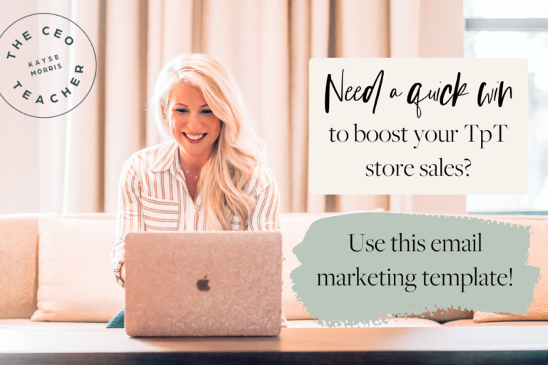Your 3 Step Kickstart to TPT Success Using This Email Marketing ...