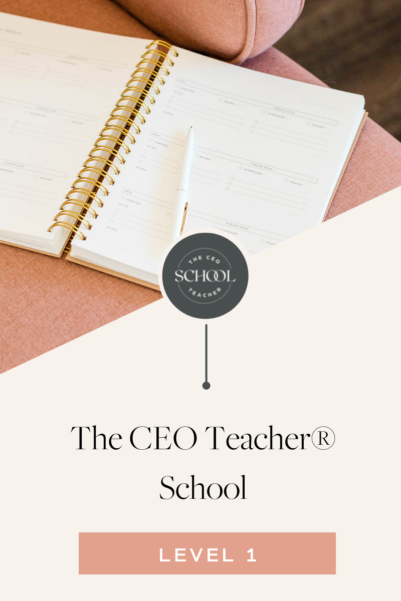 The Step-By-Step CEO Teacher® Approach to a Successful Teacher Business ...