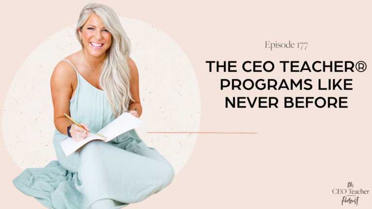 The CEO Teacher® Programs Like Never Before · Kayse Morris