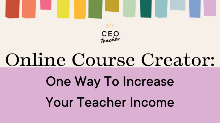 Online Course Creator: One Way To Increase Your Teacher Income · Kayse ...